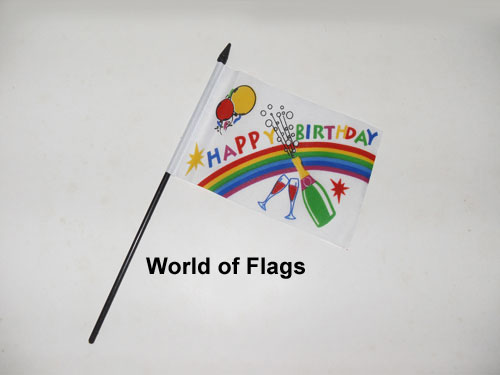 Happy Birthday Hand Flag | Buy Happy Birthday Flags For Sale - The ...