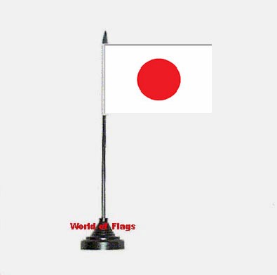 Japan Table Flag | Buy Japanese Desk Flags For Sale - The World of Flags