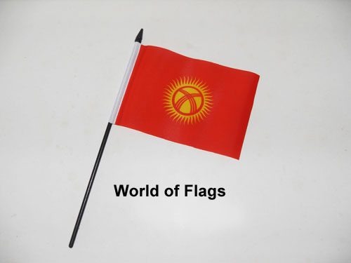 Kyrgyzstan Hand Flag | Buy Kyrgyzstan Flags For Sale - The World of Flags